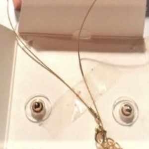 Monet | Jewelry | Monet Necklace Earring Set Gold Tone W Box Pink Stone ...